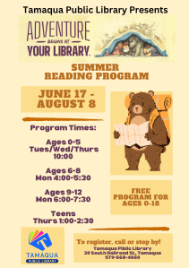 Tamaqua Public Library – Information~Education~Recreation